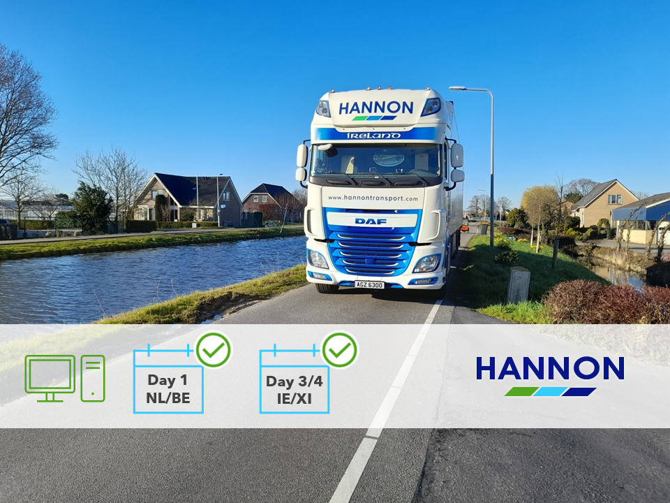Reliable High-Value Logistics from Benelux to Ireland - HANNON Transport